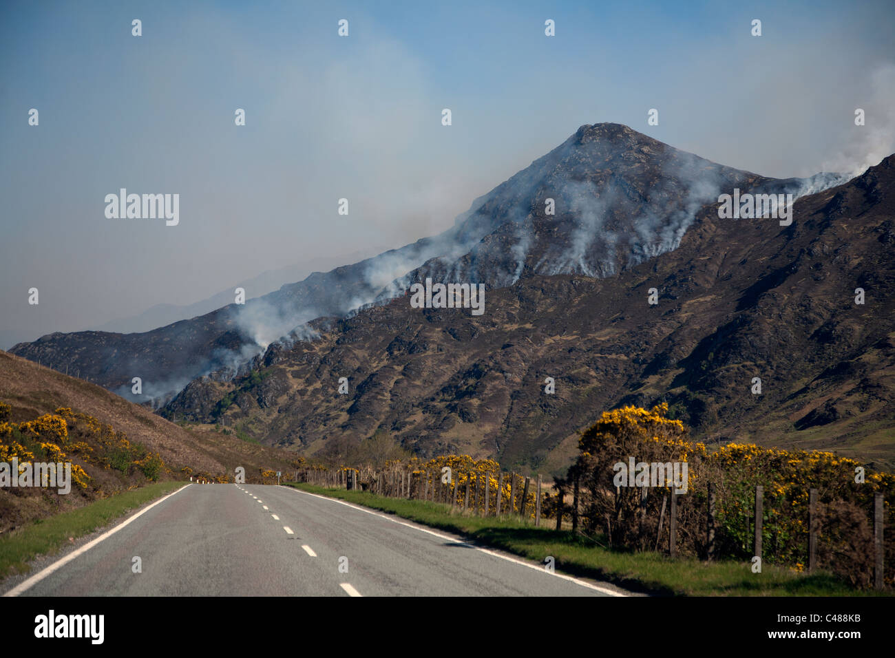 Wildfire scotland hi-res stock photography and images - Alamy
