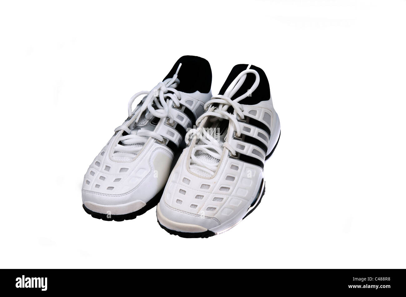 A pair of sneakers isolated on white background Stock Photo - Alamy