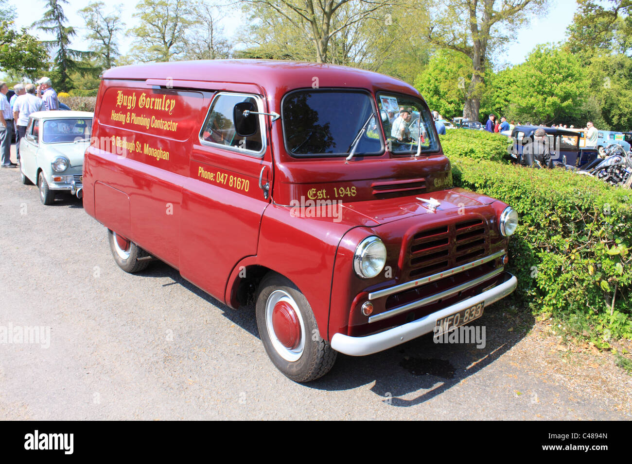 Bedford CA van at a classic car event in The Argory, Northern Ireland ...