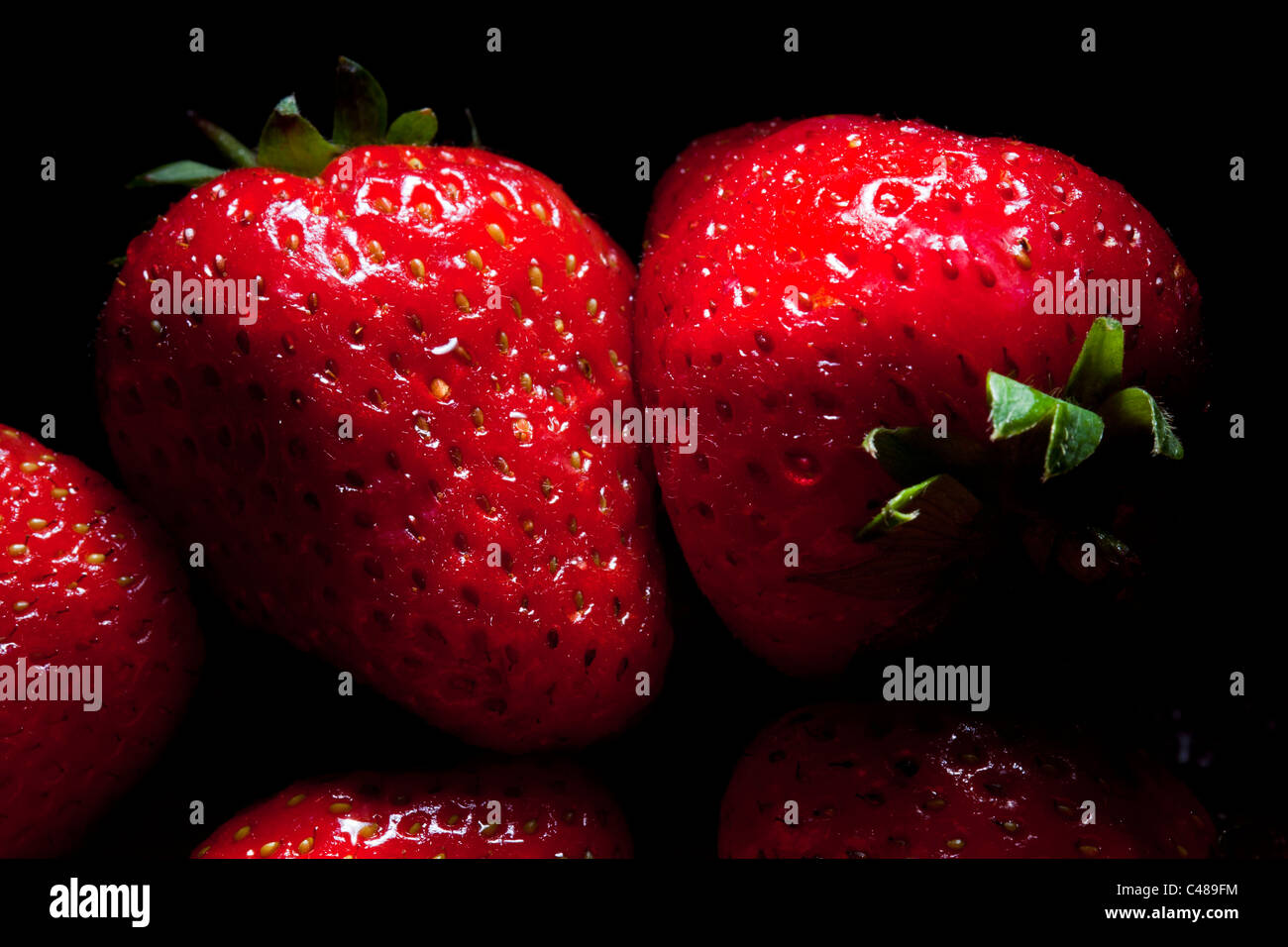 Beautiful large strawberries hi-res stock photography and images - Alamy