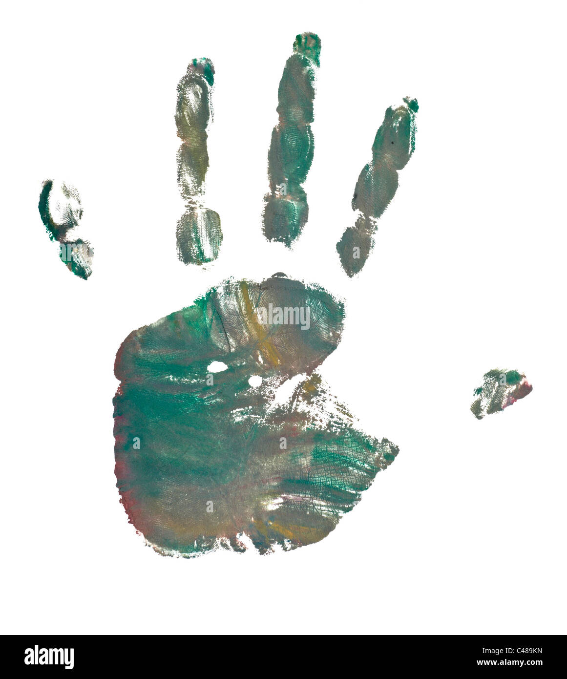 hand paint prints Stock Photo - Alamy