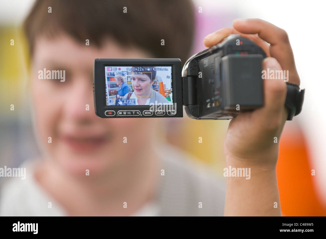 Close up filmed on video hi-res stock photography and images - Alamy