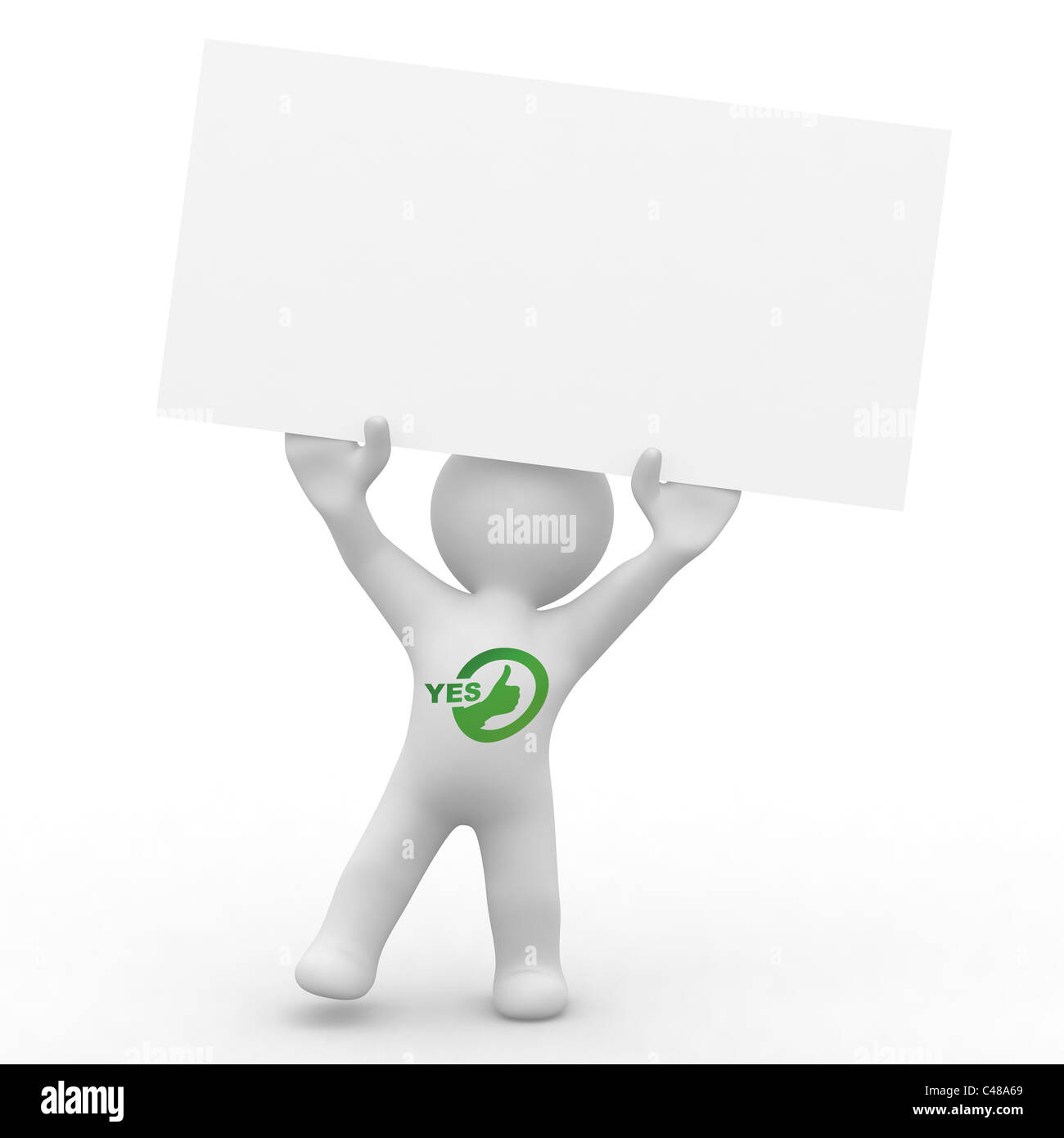 man holding board Stock Photo - Alamy