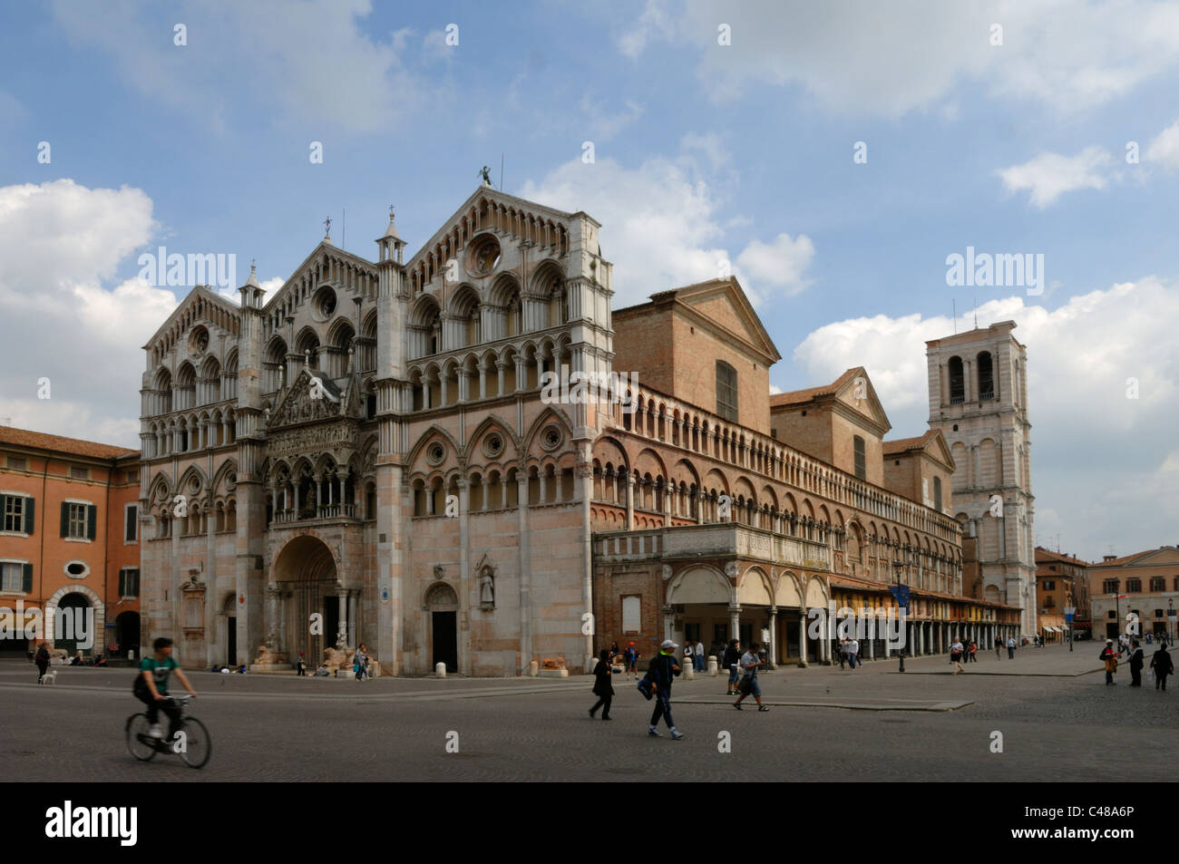 The Cattedrale in Ferrara Stock Photo - Alamy