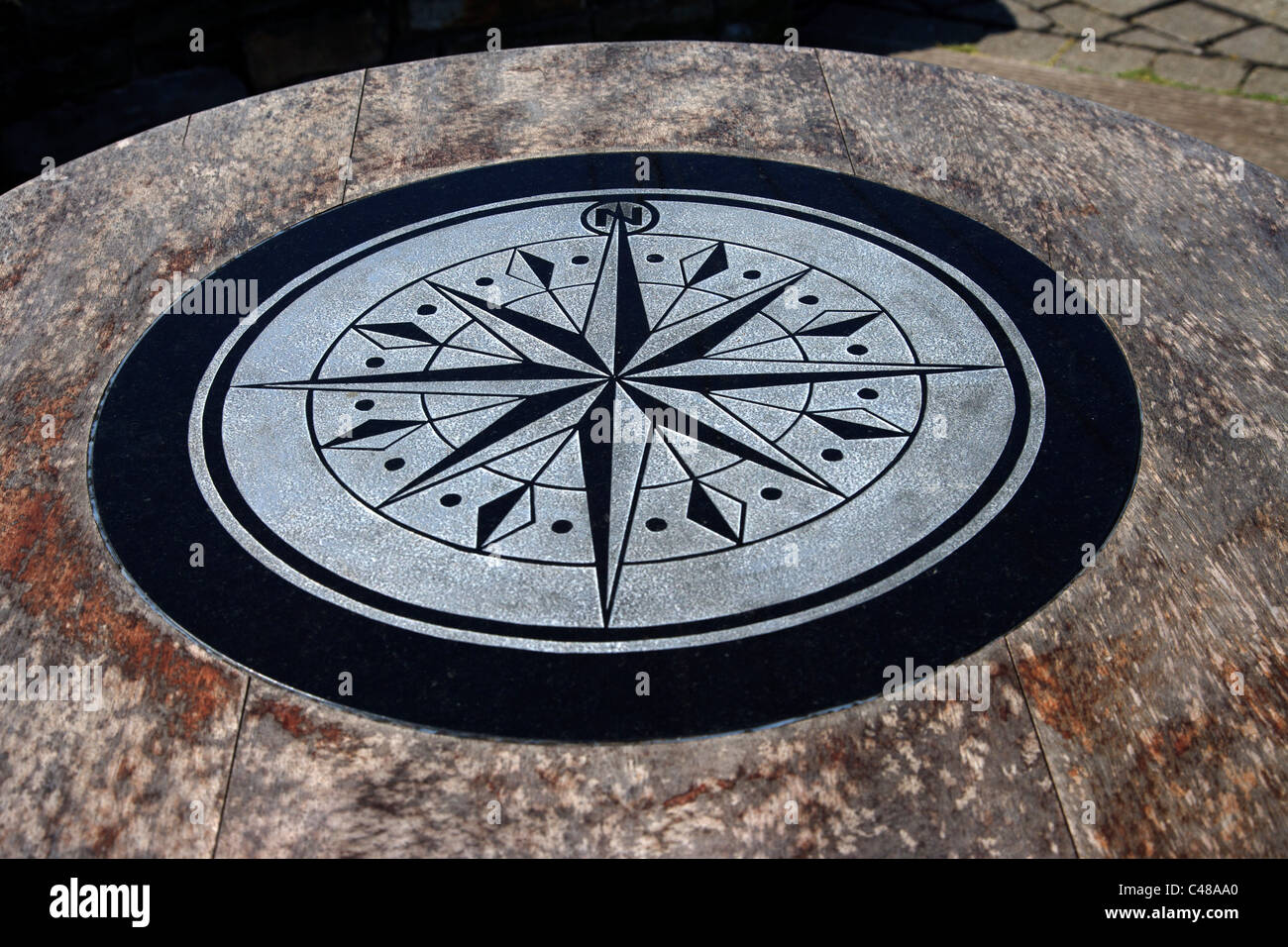 Shipping Compass, Kinsale County Cork Ireland Stock Photo - Alamy