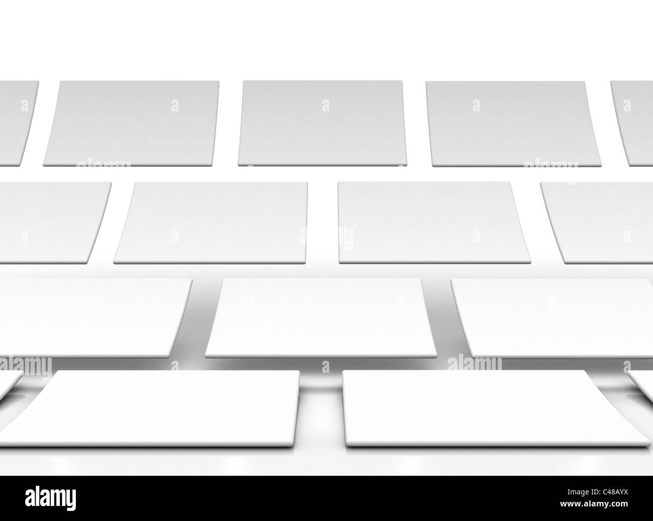 rectangles isolated over a white background Stock Photo - Alamy