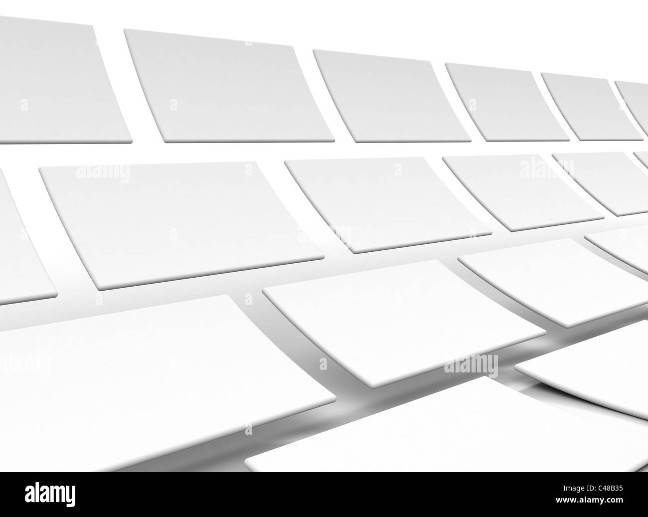 White reflecting squares on white Stock Photo - Alamy