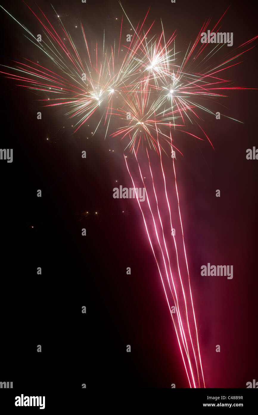 Pink firework hi-res stock photography and images - Alamy