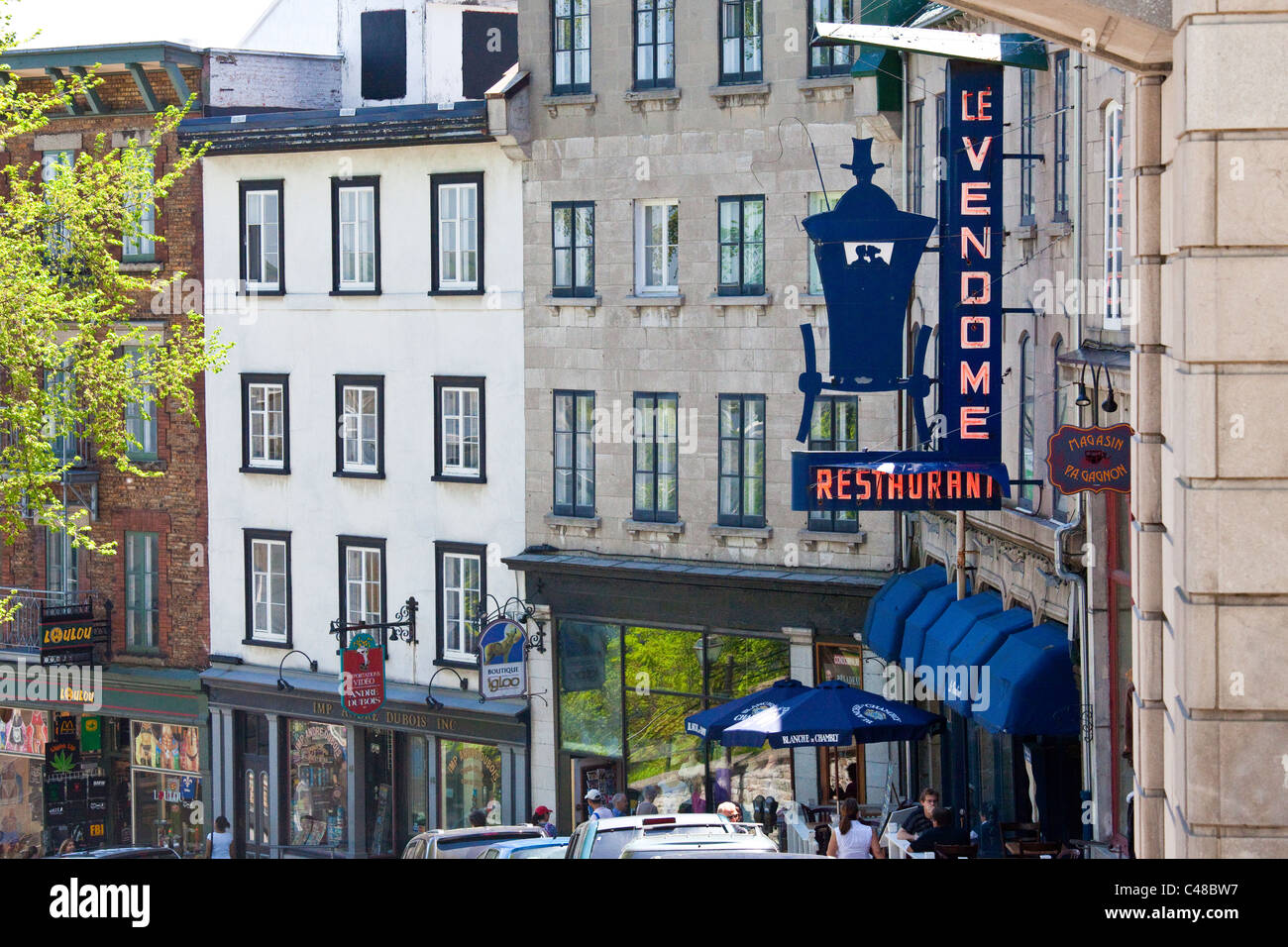 Old Town Quebec City Stock Photos & Old Town Quebec City Stock Images ...