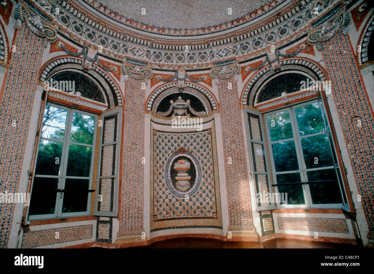 Rambouillet, France, Inside Historic Hamlet Building of French Castle ...