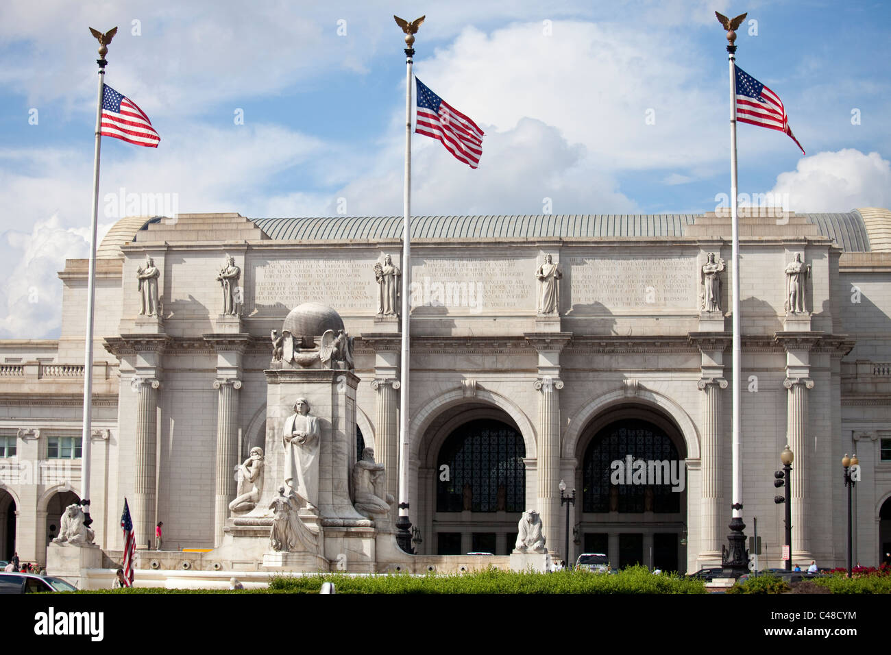 Union Station, Railway station in Washington DC Stock Photo - Alamy