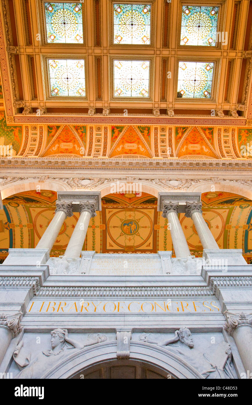 Library of congress ceiling hi-res stock photography and images - Alamy