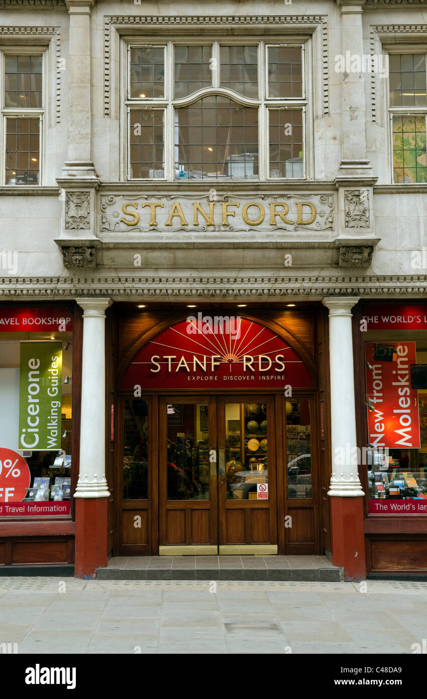 Stanfords map and travel information shop in Long Acre Covent Garden ...