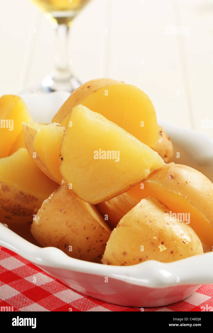 New potatoes boiled hi-res stock photography and images - Alamy