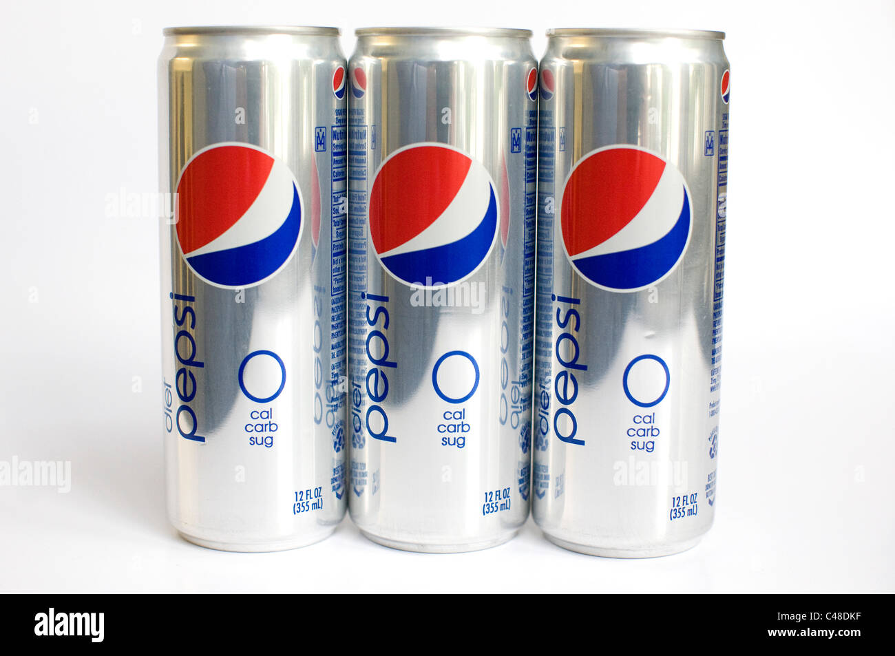 "Skinny" Diet Pepsi cans Stock Photo - Alamy