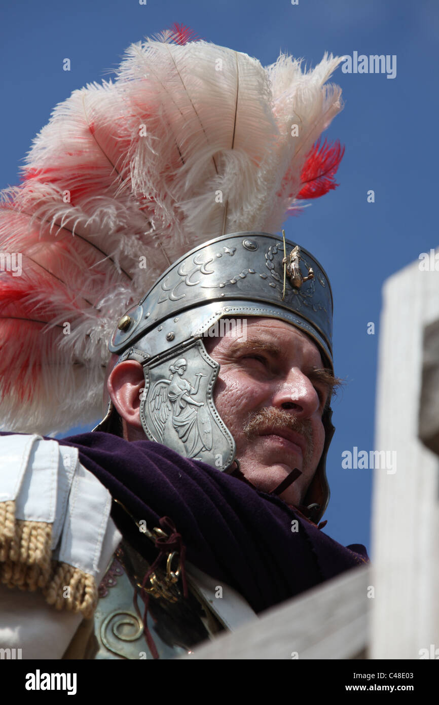 Roman centurion on guard hi-res stock photography and images - Alamy