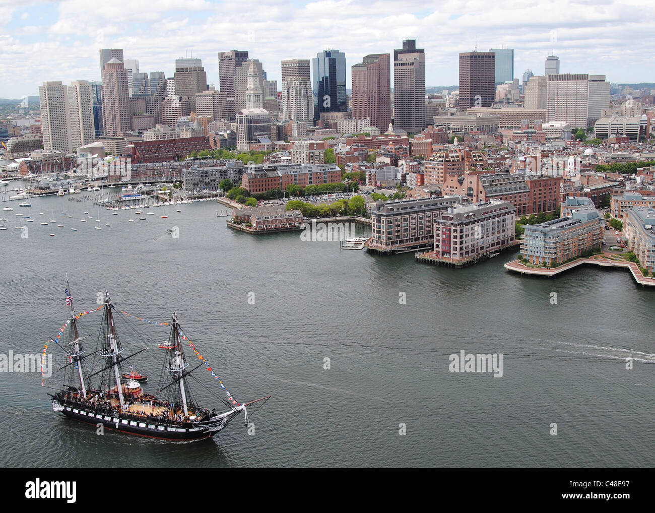 Boston Harbor Aerial Stock Photos & Boston Harbor Aerial Stock Images ...