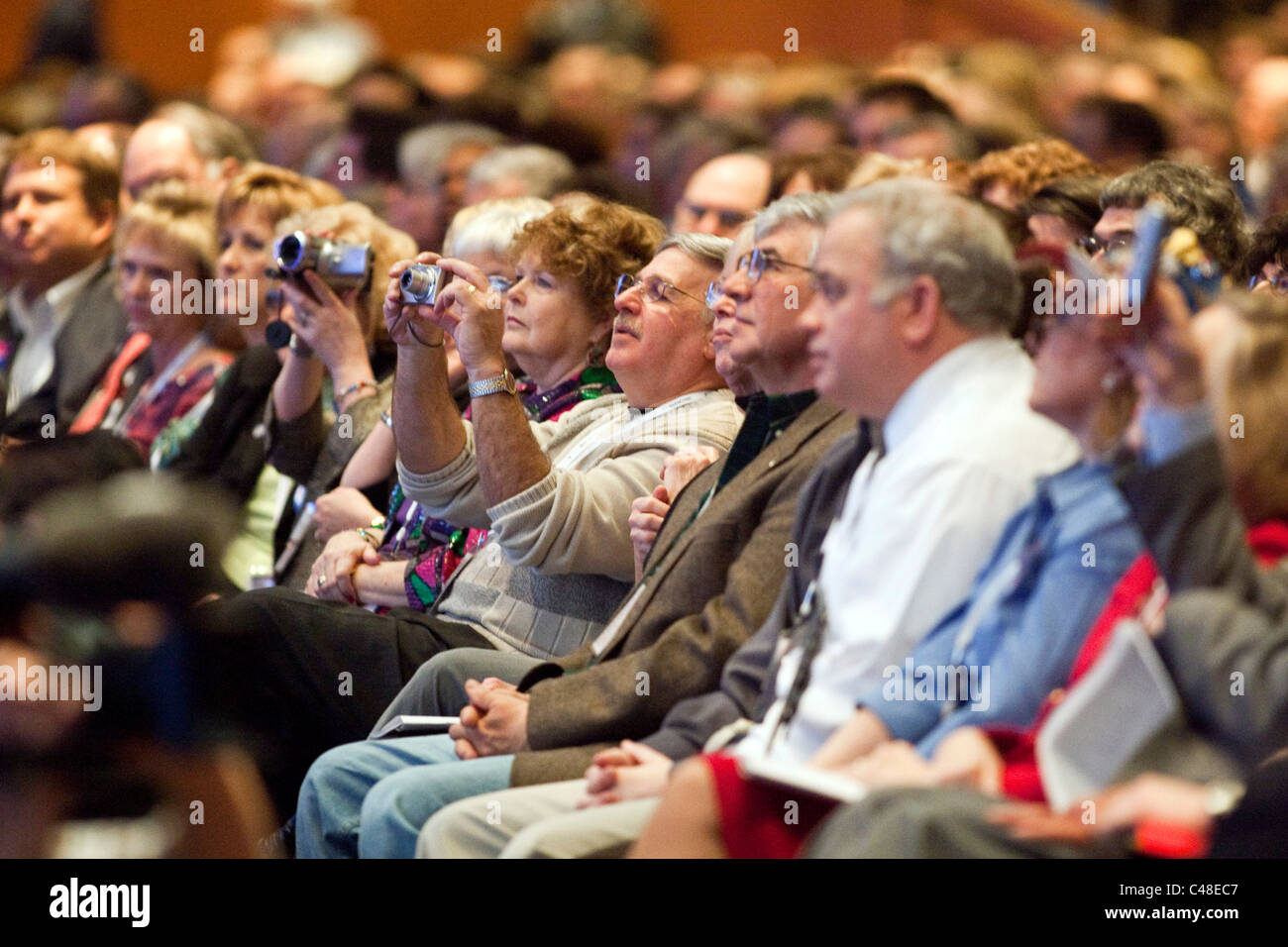 General view of the 2010 CPAC conference in Washington DC Stock Photo ...