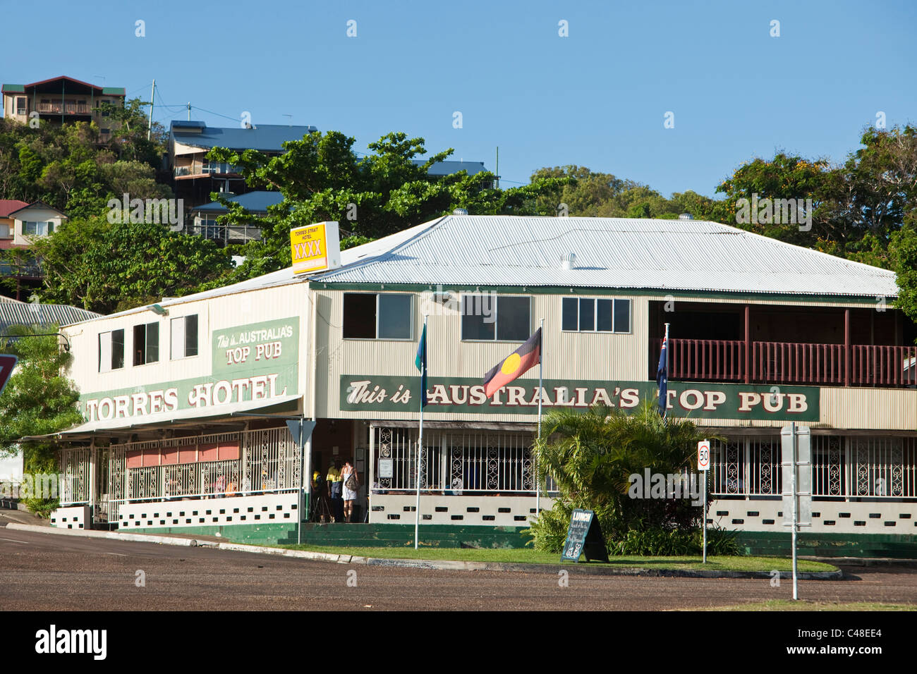 The Torres Hotel pub - Australia's most northerly pub. Thursday Island ...