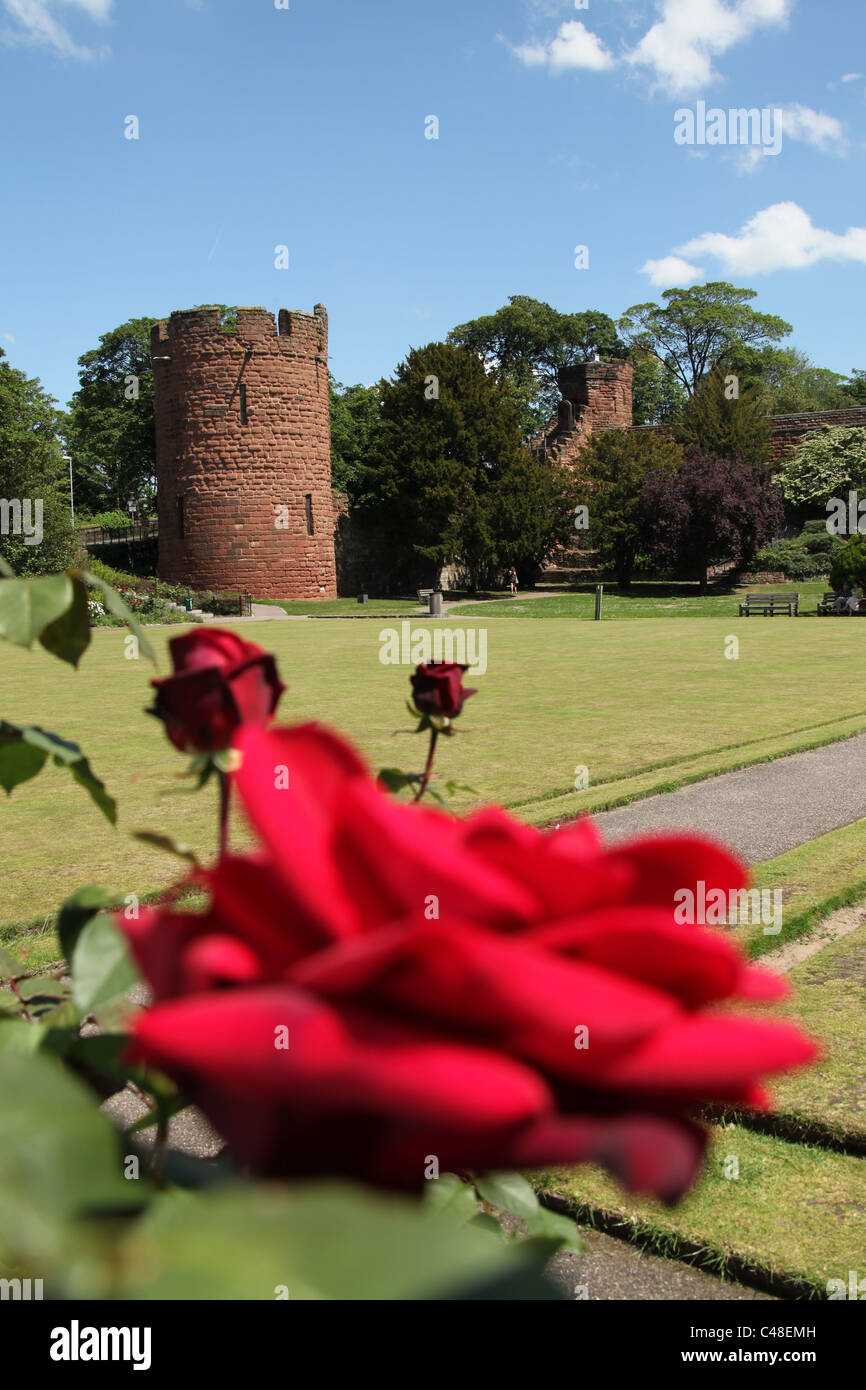 City of Chester, England. Picturesque summer view of Chester’s Water ...
