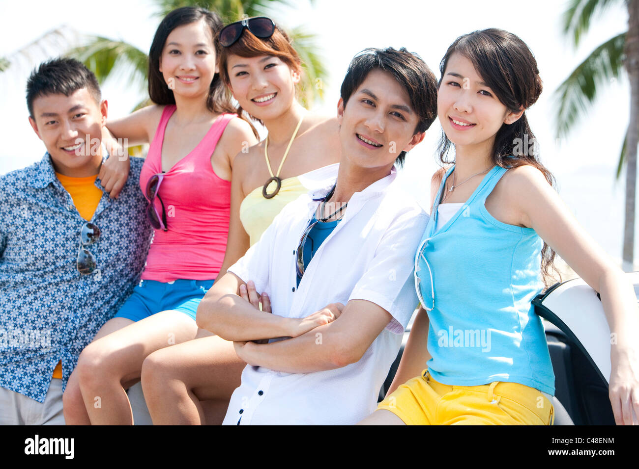 Friends Hanging Out Together Stock Photo - Alamy