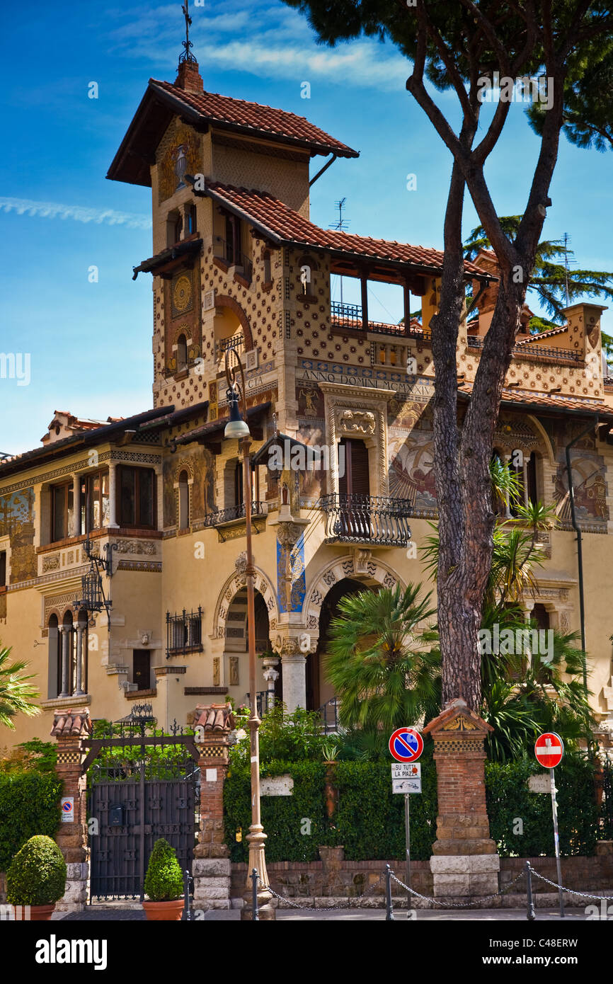 The architecture of Coppede in Rome, Italy Stock Photo - Alamy