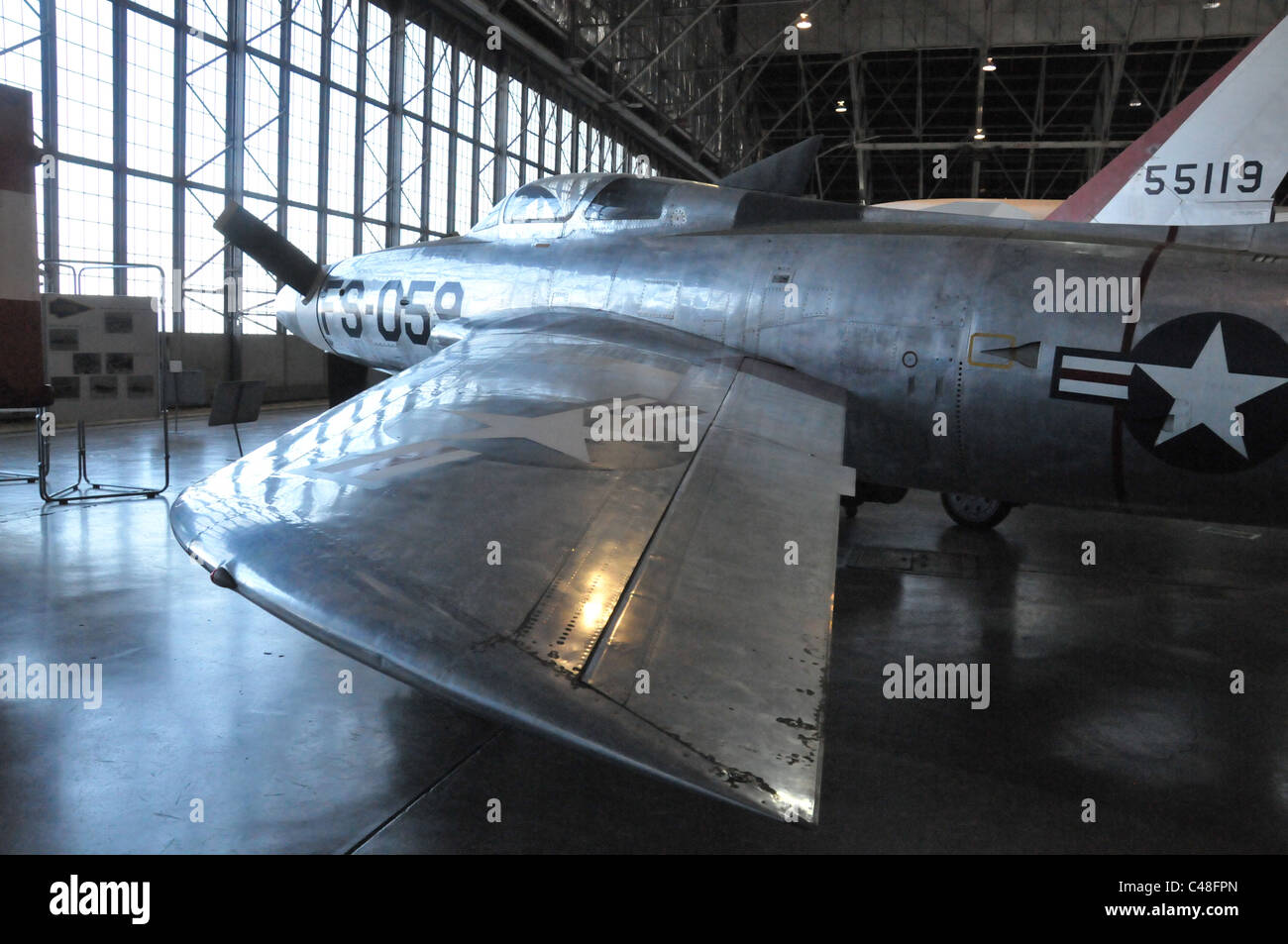 Republic XF-84H Fighter Stock Photo - Alamy