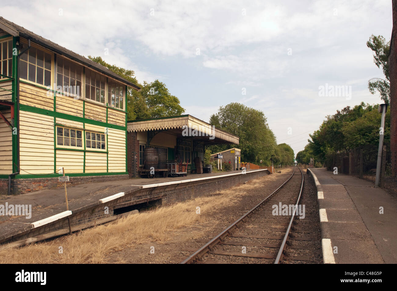 Old station on mid norfolk hi-res stock photography and images - Alamy