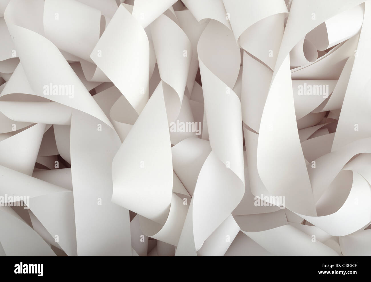 close up of accounting roll of tape paper Stock Photo - Alamy