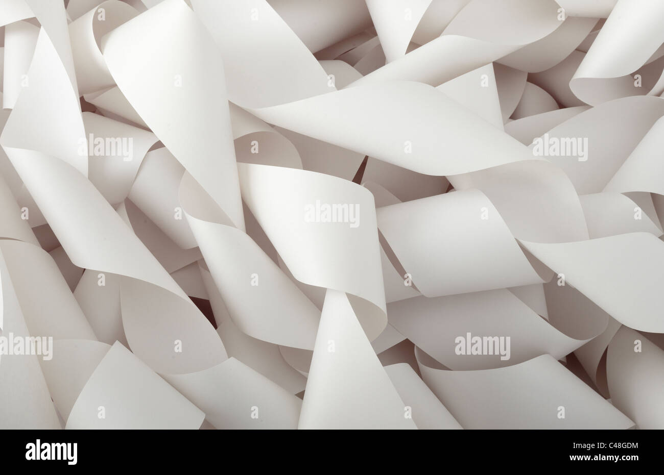 close up of accounting roll of tape paper Stock Photo - Alamy