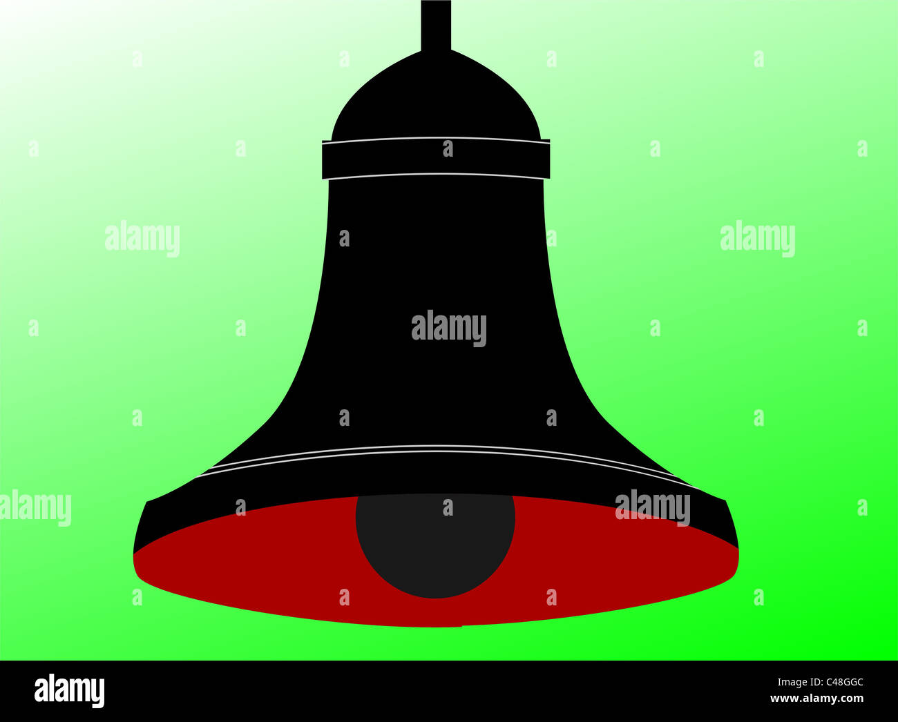 silhouette of a bell Stock Photo - Alamy