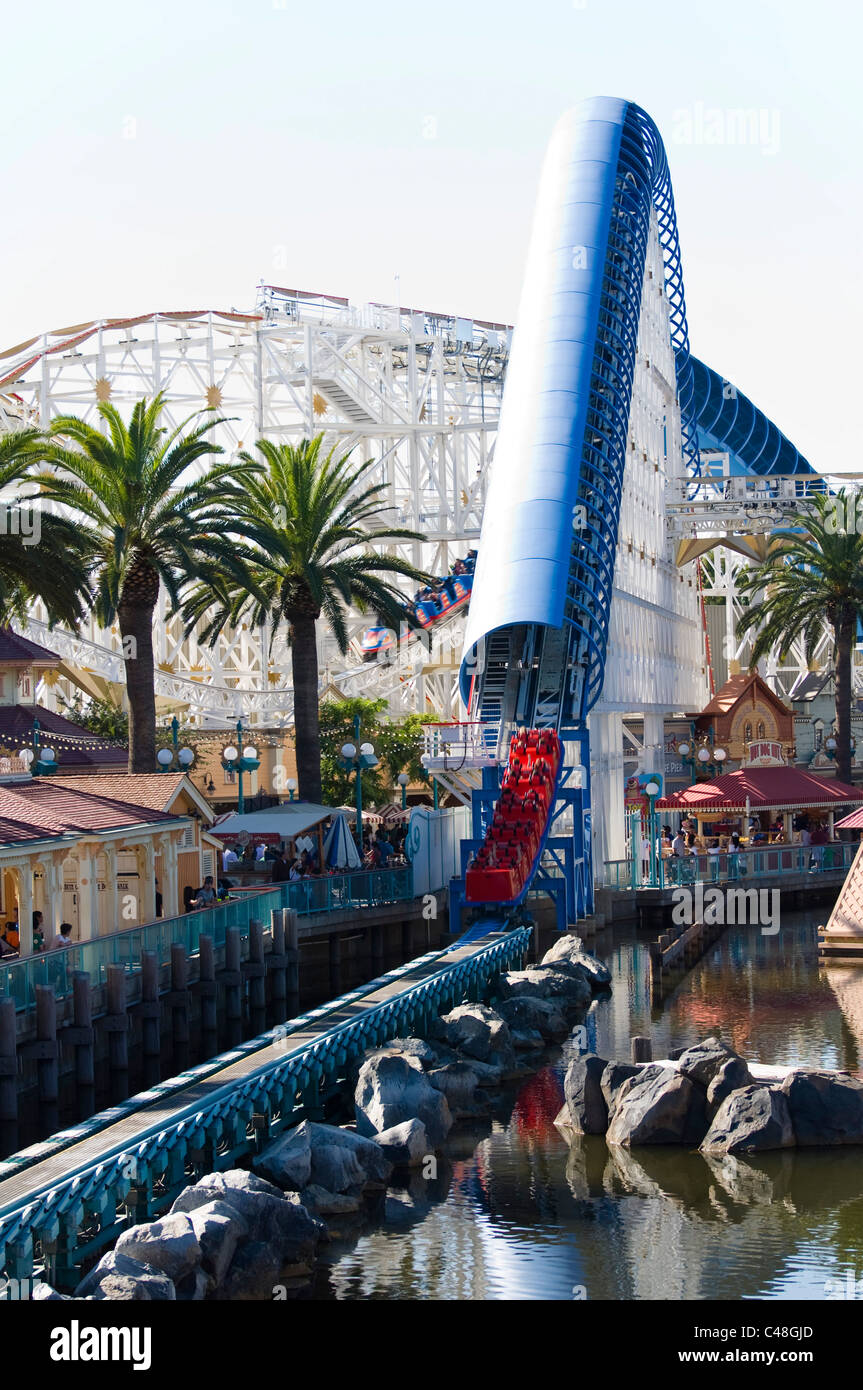 Roller coaster at disneyland Stock Photo - Alamy