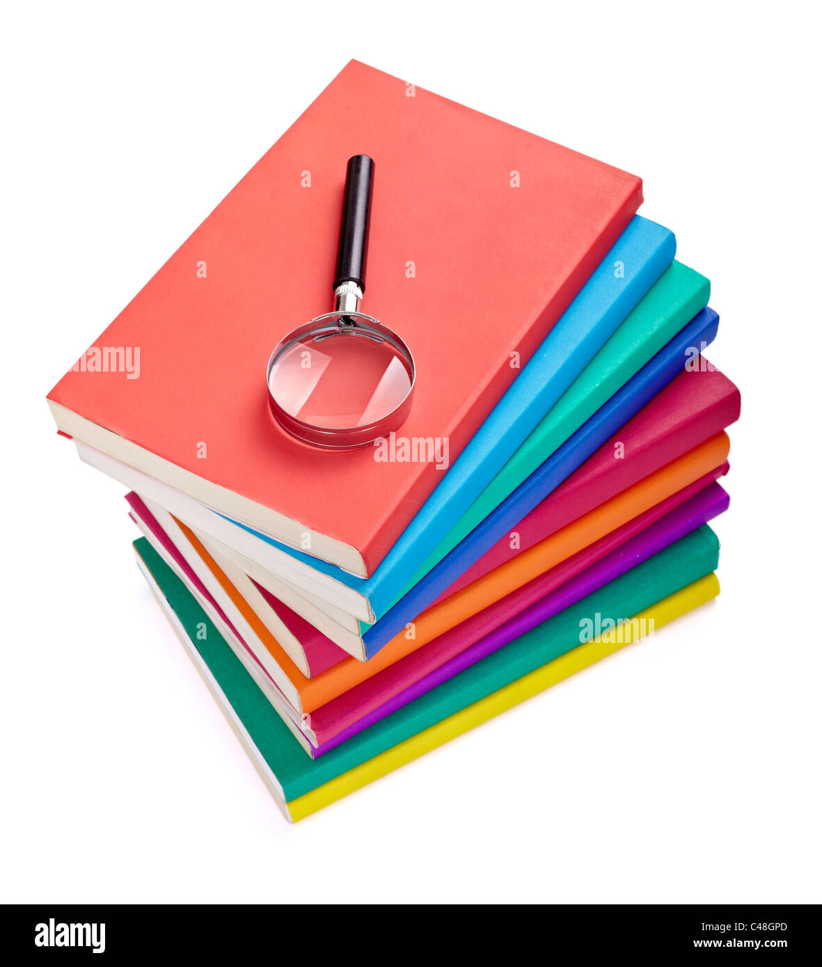 close up of books Stock Photo - Alamy