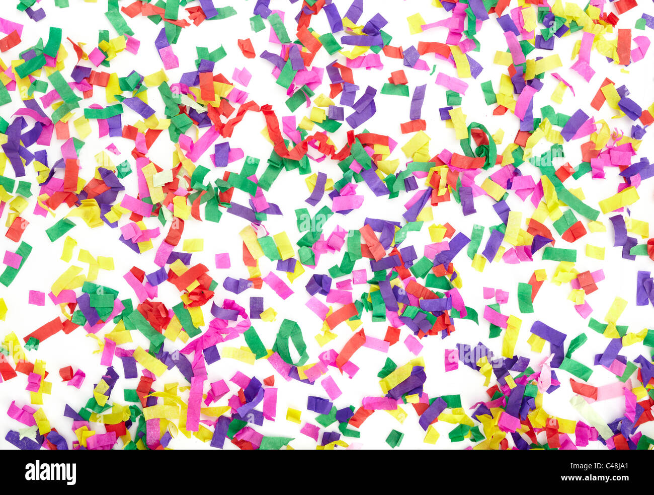 Confetti white background hi-res stock photography and images - Alamy