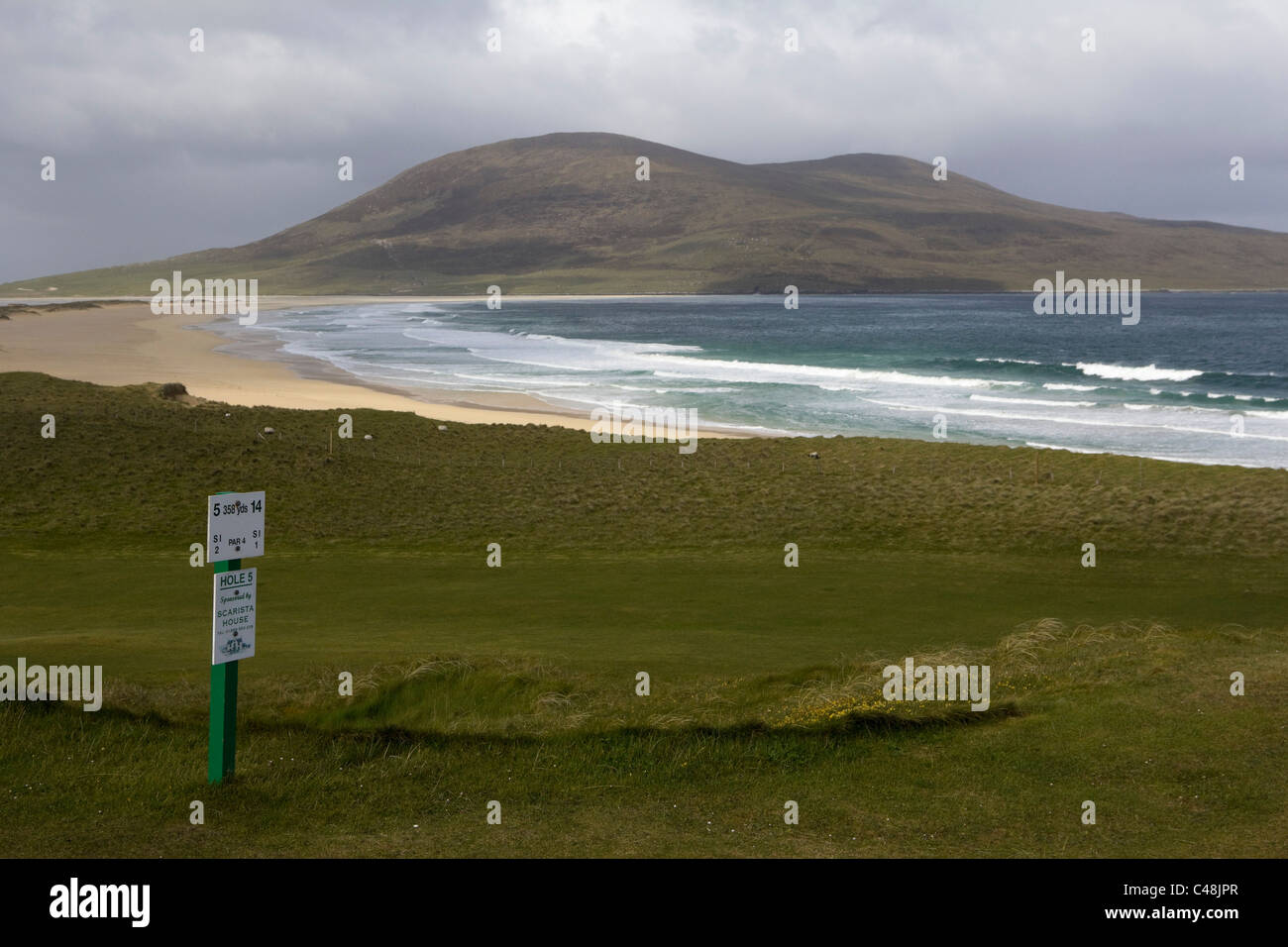 Isle of harris golf course at scarista beach, isle of harris, outer ...