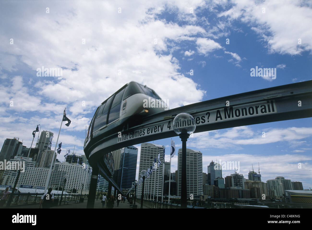 Photograph of Sydney's Metro monorail Stock Photo - Alamy
