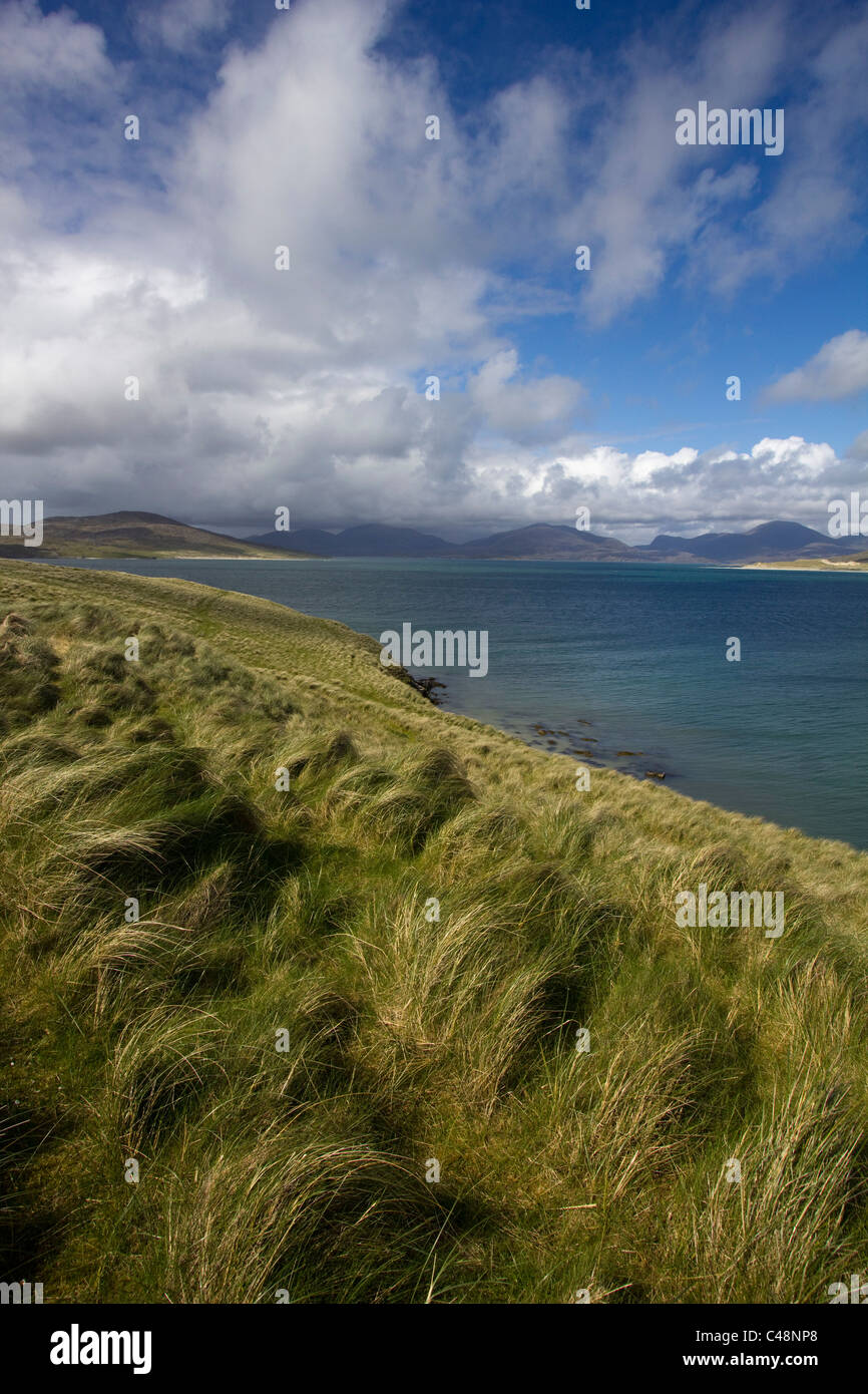 turquoise seas seilebost beach isle of harris western isles outer ...
