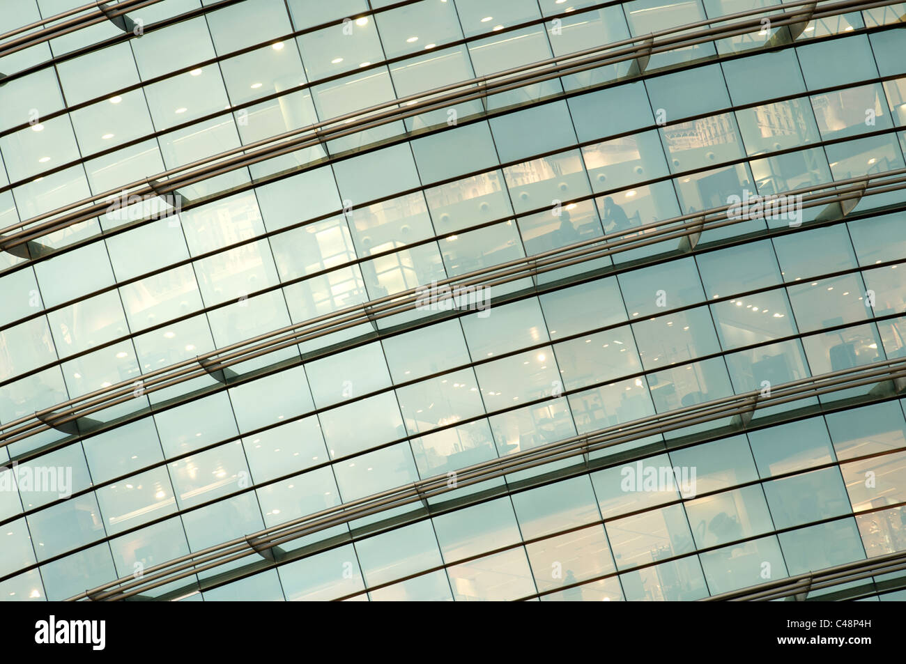 detail of a glass facade Stock Photo - Alamy