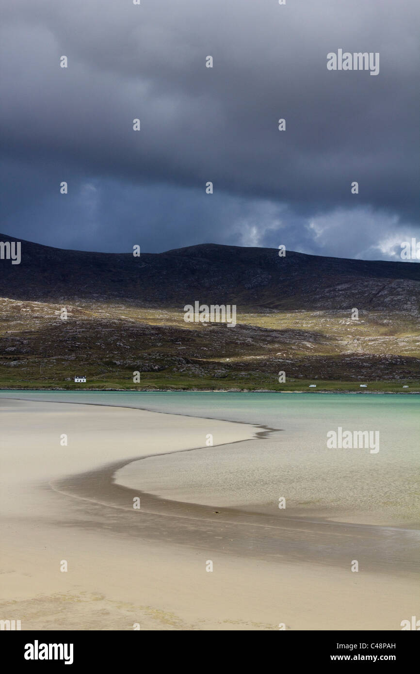 turquoise seas seilebost beach isle of harris western isles outer ...
