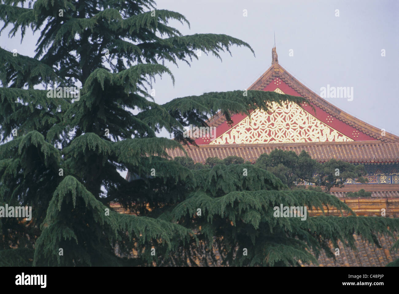 Photograph of a traditional building in China Stock Photo - Alamy