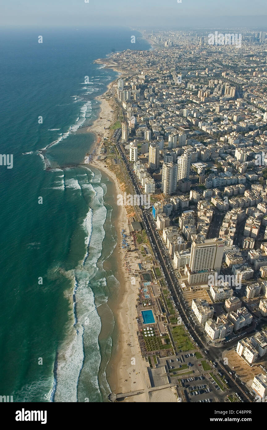 Aerial view bat yam israel hi-res stock photography and images - Alamy
