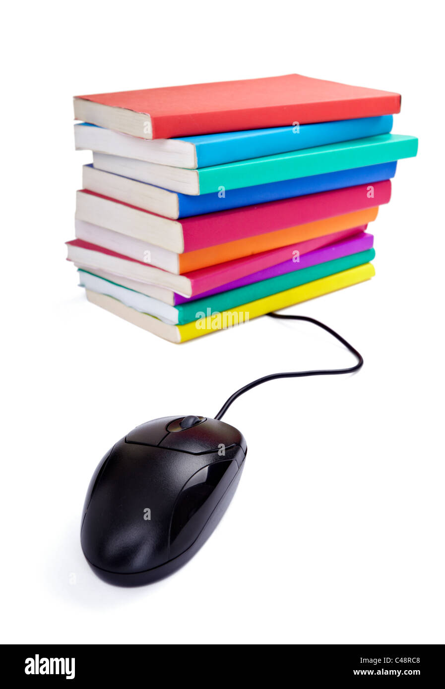 books and computer Stock Photo - Alamy