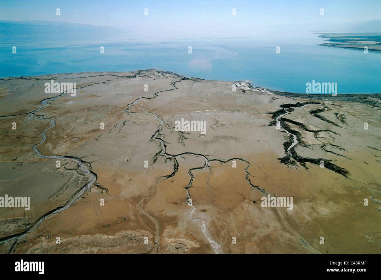The northern basin of the Dead sea Stock Photo - Alamy