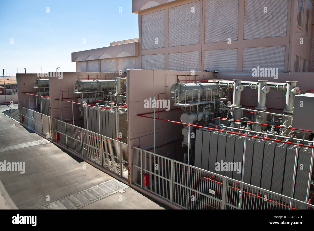 Al Ain Sub Station Power Plant Abu Dhabi UAE Stock Photo - Alamy