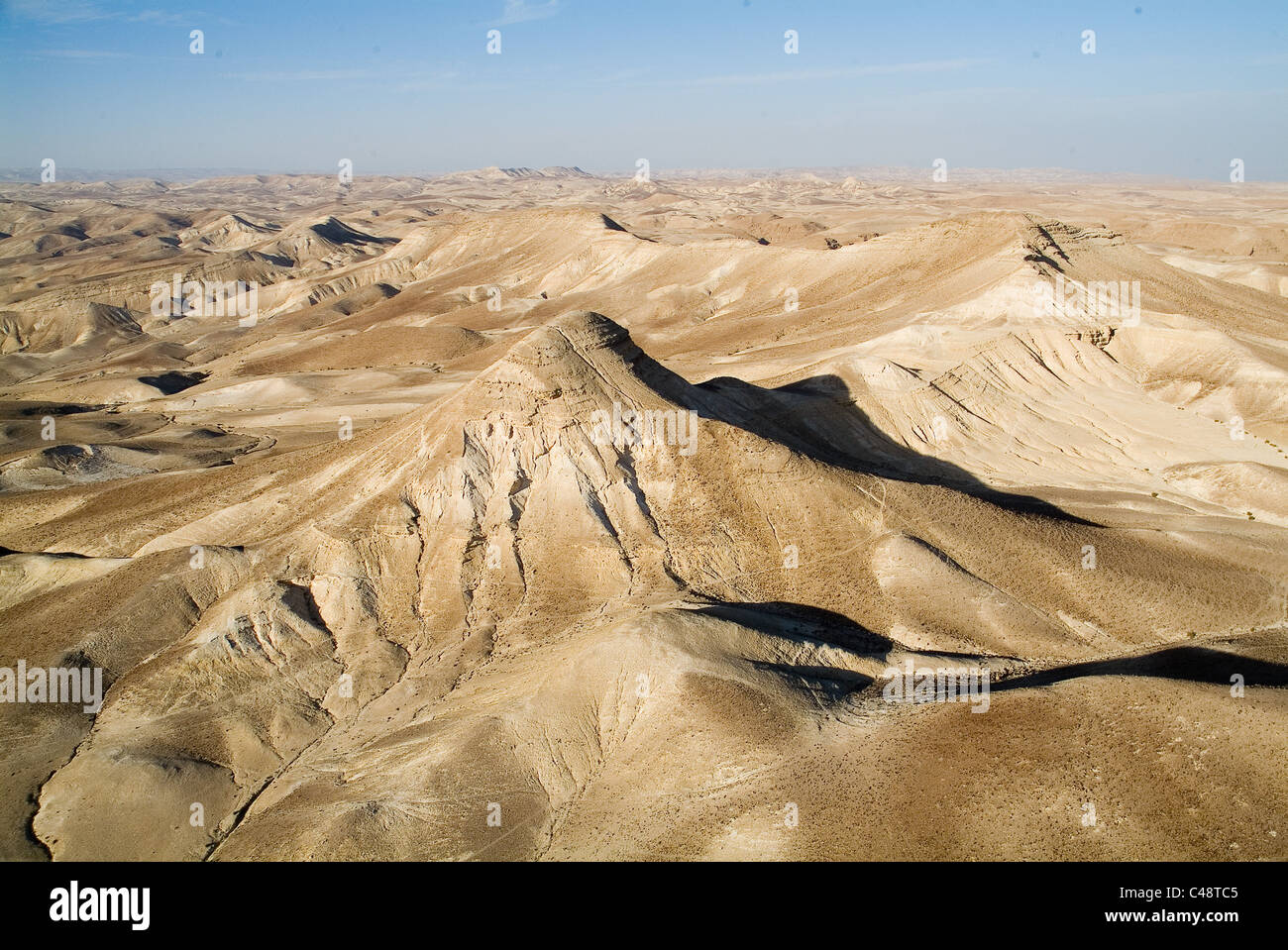 Aerial view of the Leopard mount in the Judea Desert Stock Photo - Alamy