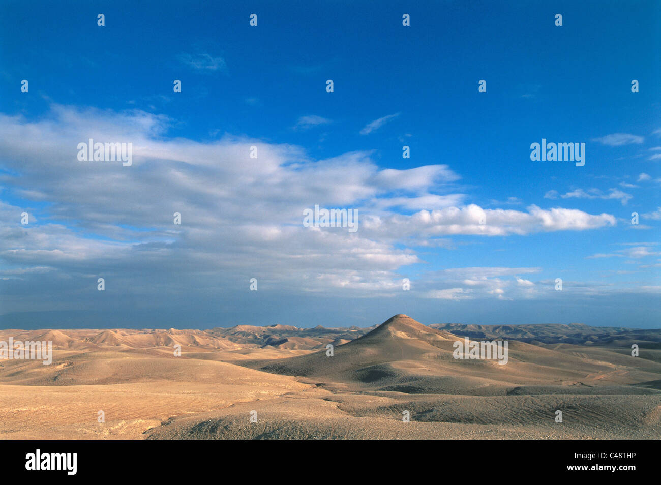 Aerial view of the Judea Desert and the Dead sea Stock Photo - Alamy