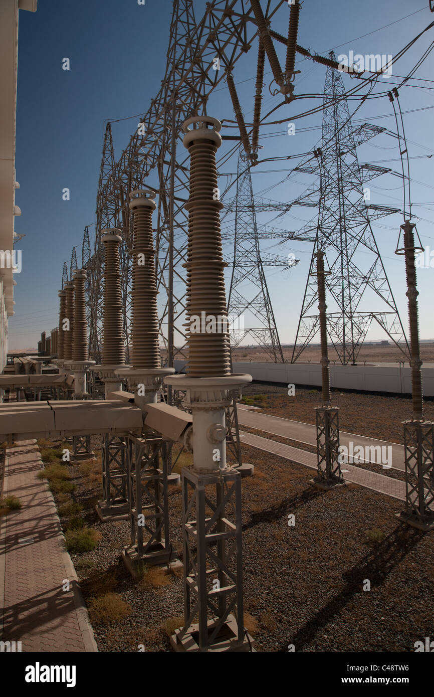 Al Ain Sub Station Power Plant Abu Dhabi UAE Stock Photo - Alamy