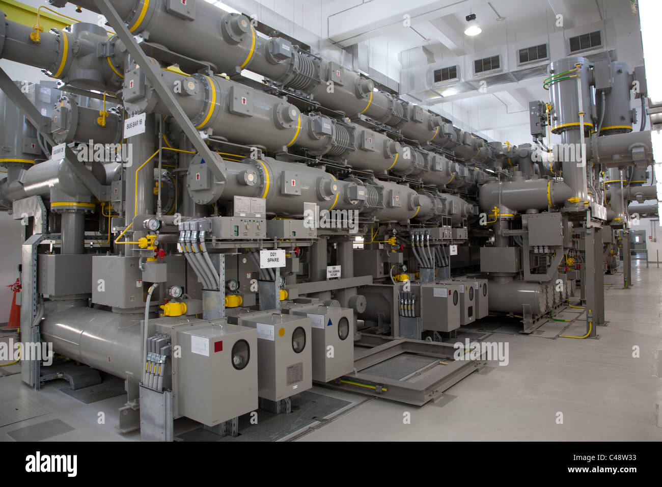 Al Ain Sub Station Power Plant Abu Dhabi UAE Stock Photo - Alamy