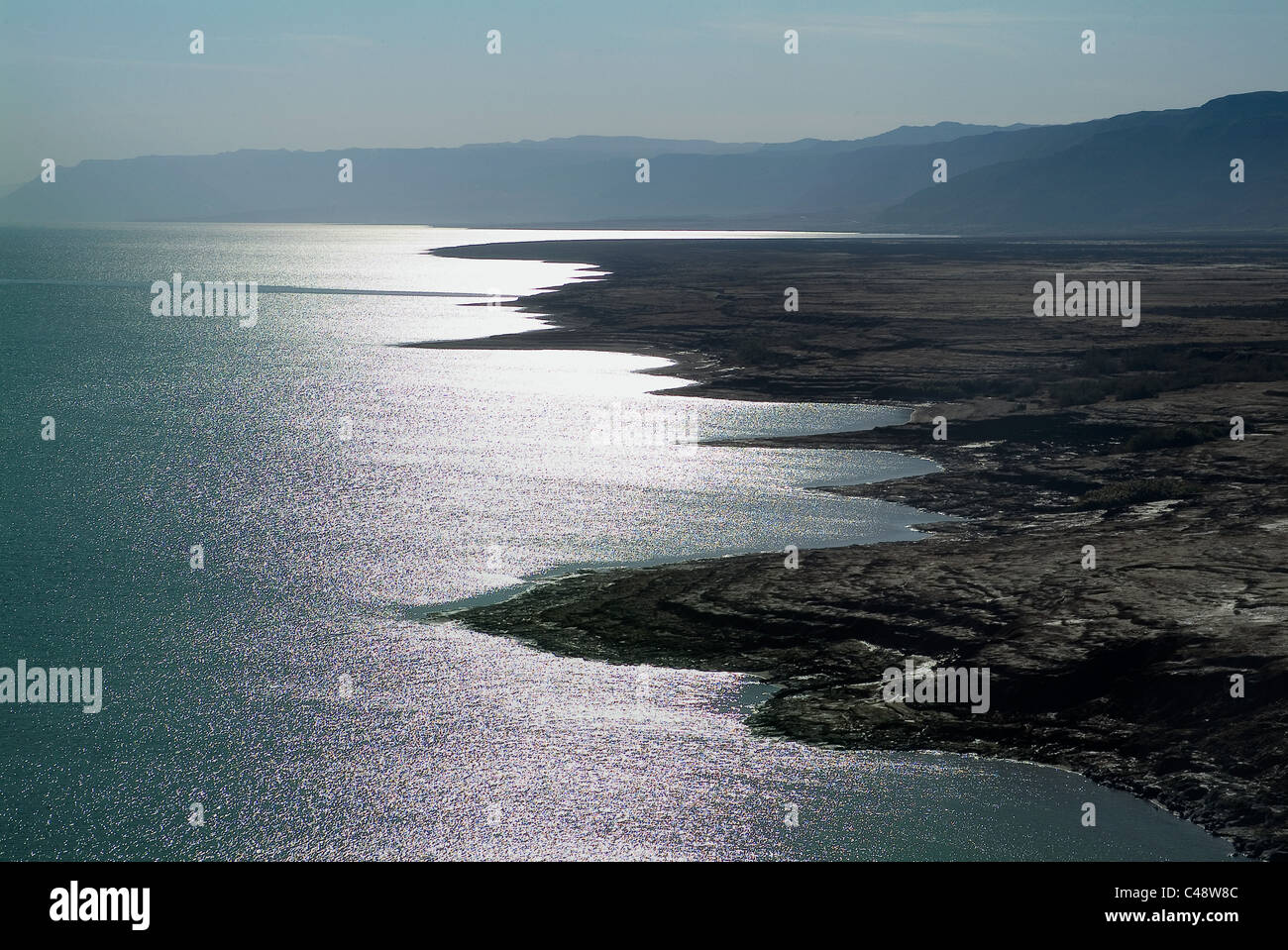 Aerial view of the Dead Sea Stock Photo - Alamy