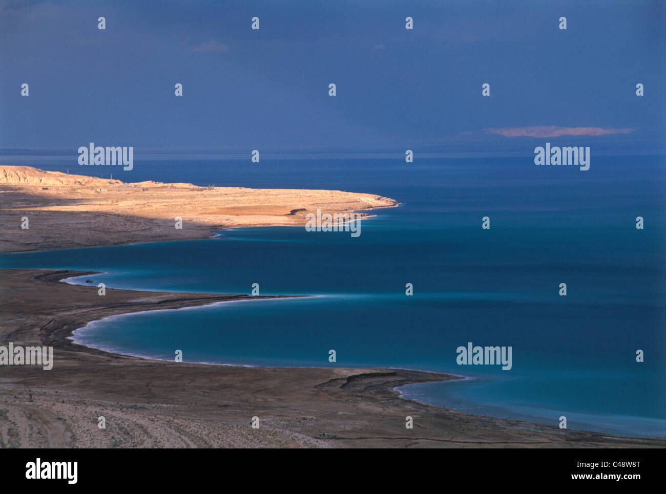 Aerial view of the Dead Sea Stock Photo - Alamy